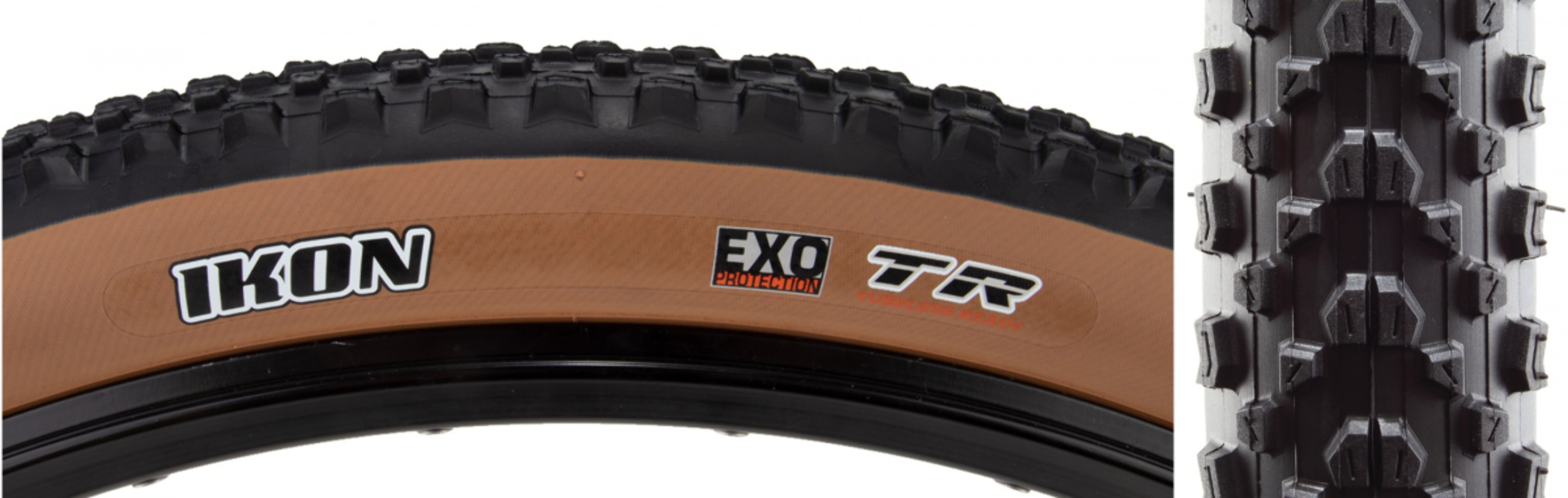 Maxxis Ikon Tire - 26 x 2.2, Tubeless, Folding, Black/Dark Tan, Dual ...