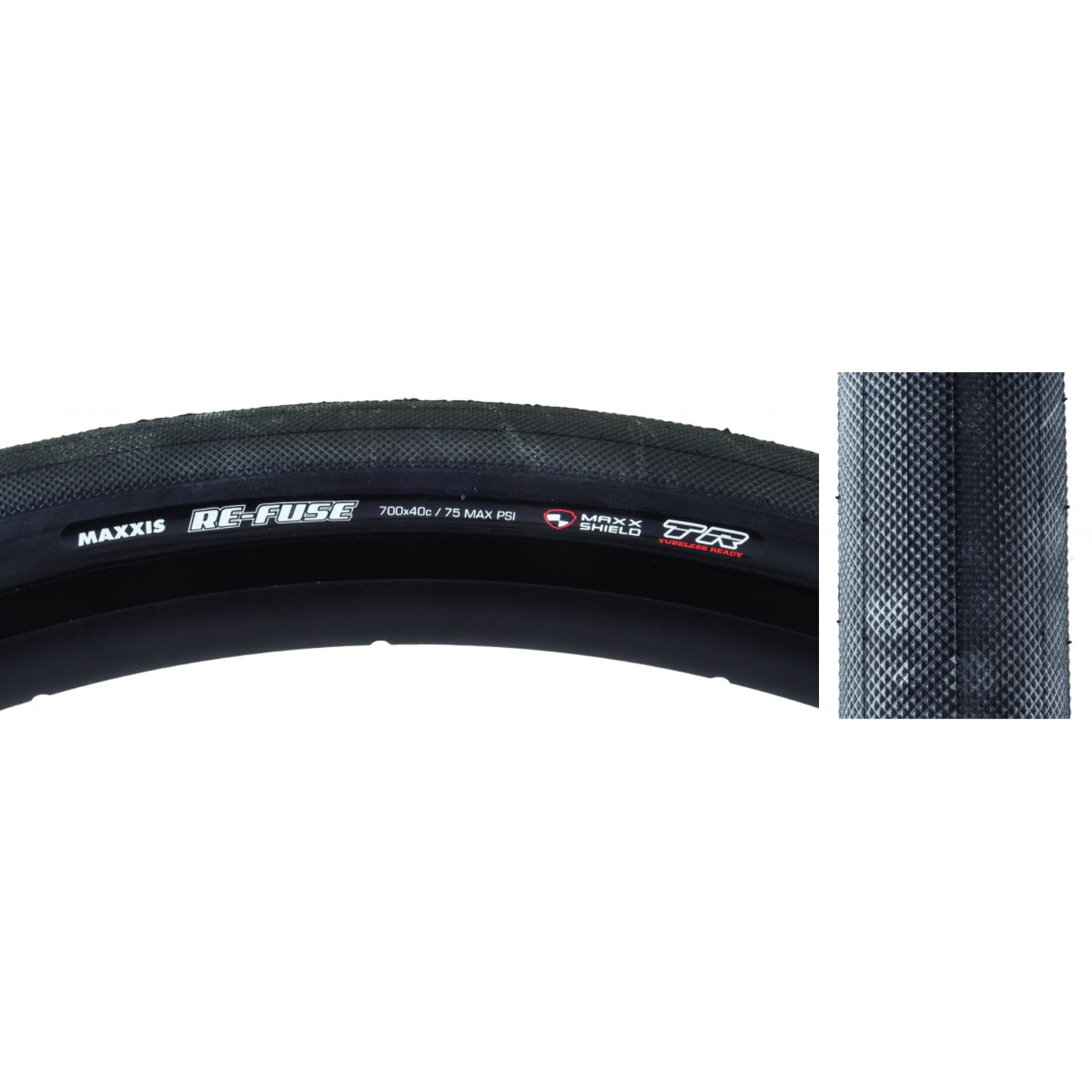 Maxxis Re-Fuse Tire - 700 x 40, Tubeless, Folding, Black, Dual ...