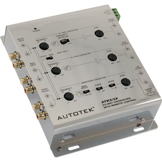 Maxxsonics Audio Crossovers Autotek ATK2 3X Active Silver 8.5 Volts ...