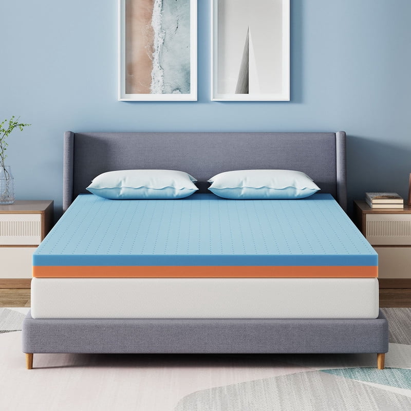 Maxzzz Mattress Topper, 4 inch Memory Foam Mattress Topper Full for ...