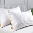 Maxzzz King Size Bed Pillows 2 Pack, Hypoallergenic Soft Microfiber ...