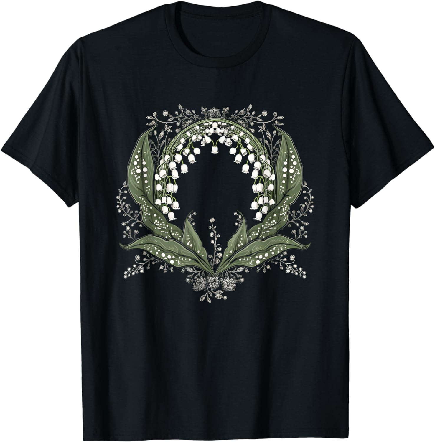 May Birthday Lily of The Valley Flower Spring Flower T-Shirt - Walmart.com