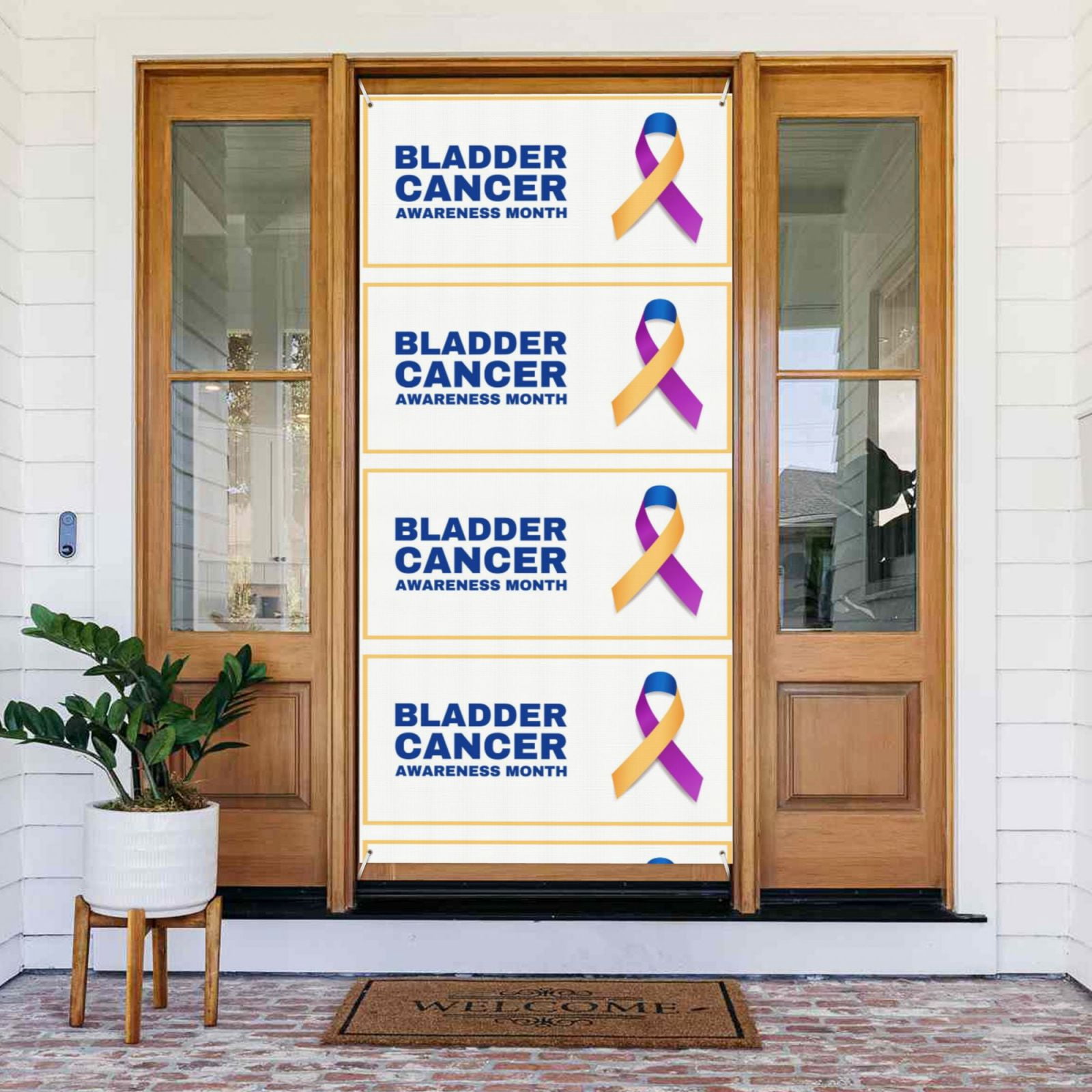 May Is Bladder Cancer Awareness Month Door Cover Decoration Backdrop ...