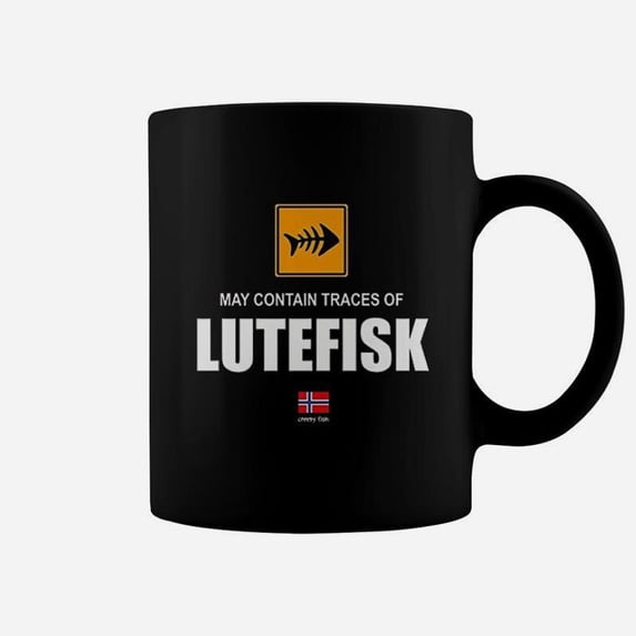 May Contain Traces Of Lutefisk Coffee Mug - Walmart.com