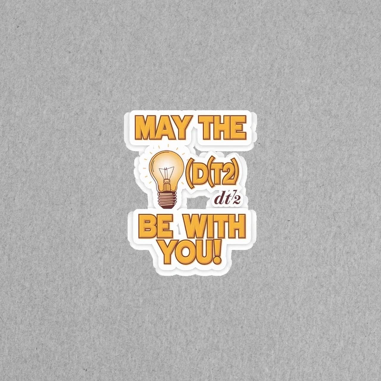 May The Force Be With You Physics Science Stickerphone Decal Water ...