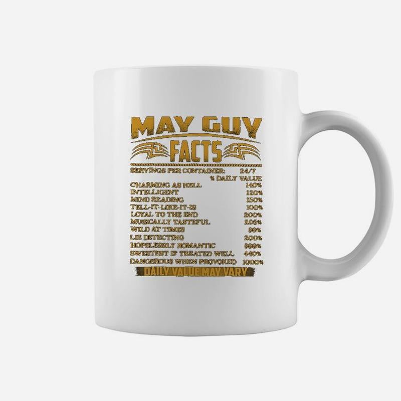 May Guy Facts Funny Design Coffee Mug - Walmart.com