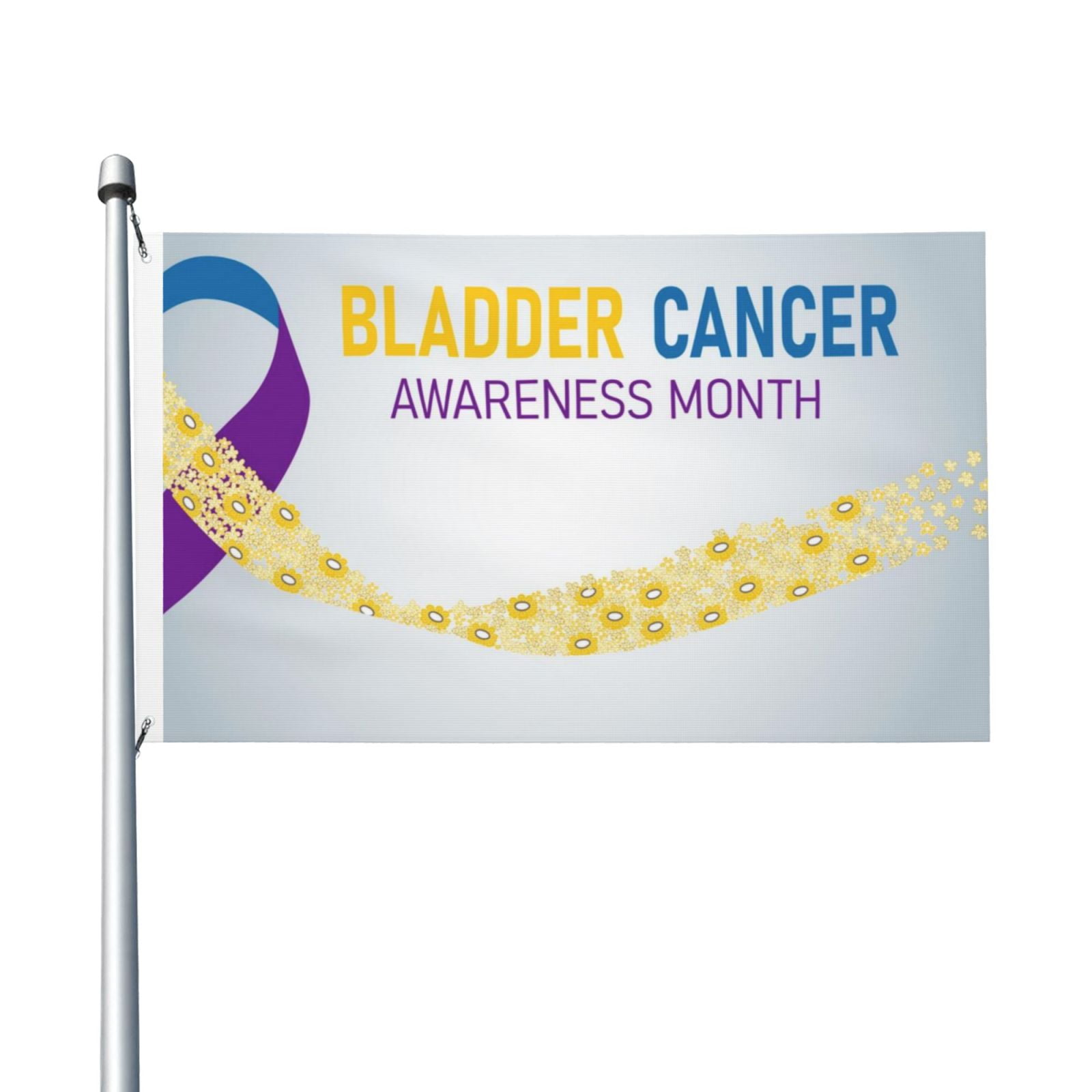 May Is Bladder Cancer Awareness Month Garden Flags 3x5 Ft Decoration ...