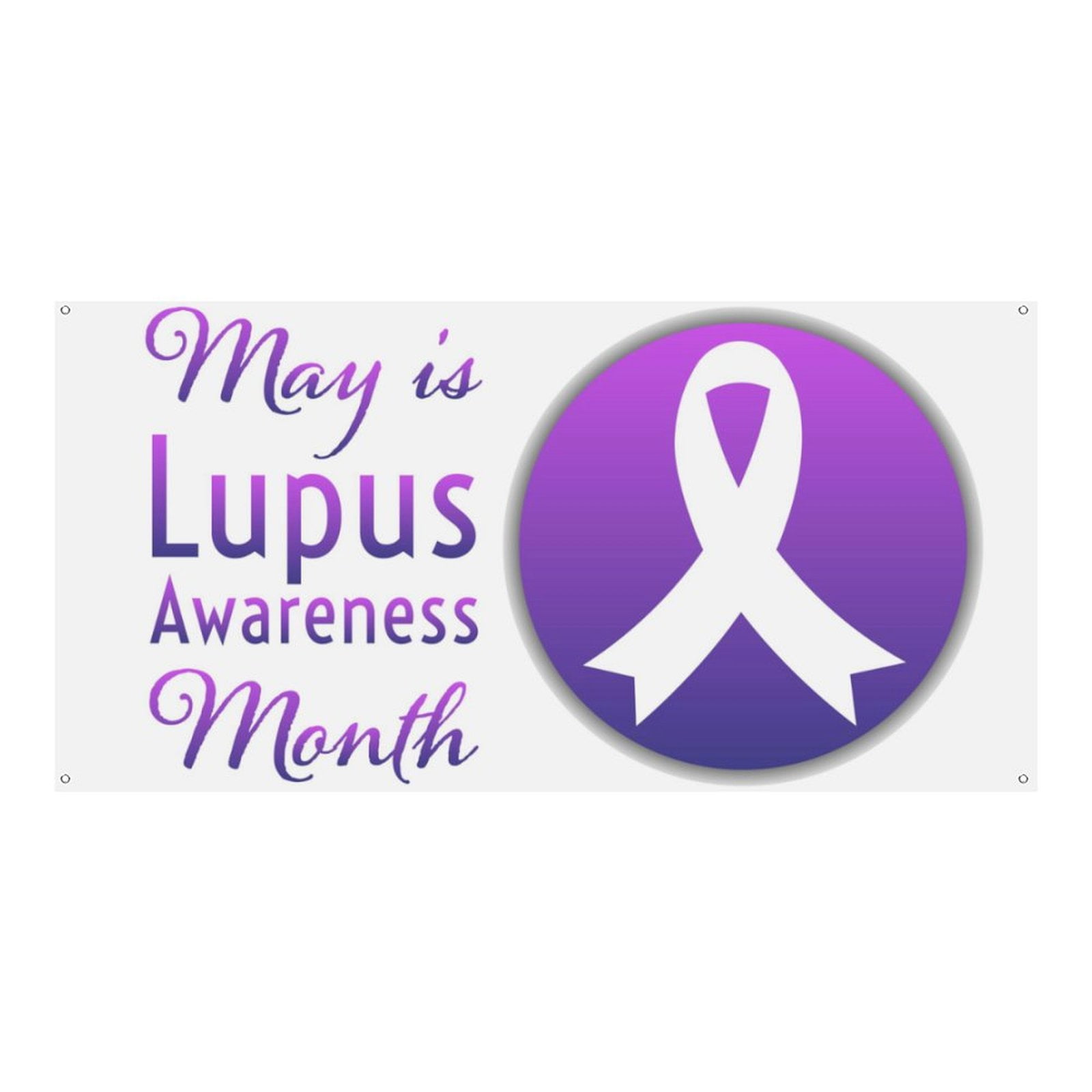 May Is Lupus Awareness Month Banners Flag Hanging Backdrop Sign Wall ...
