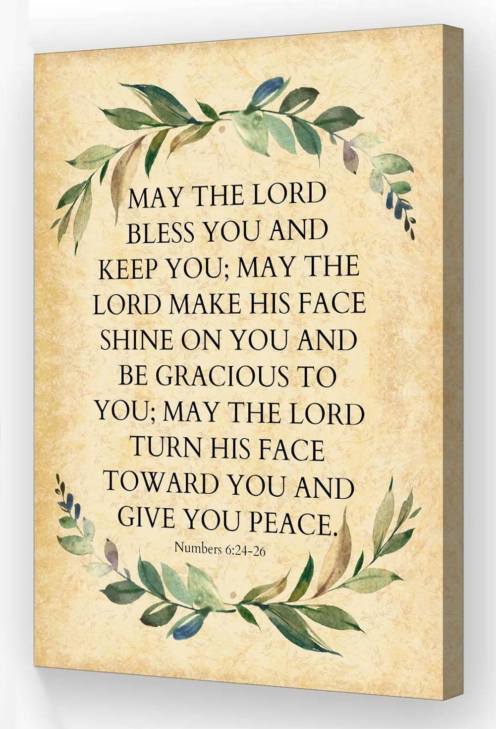 May The Lord Bless You and Keep You Numbers 6 24-26 Wall Art Bible ...
