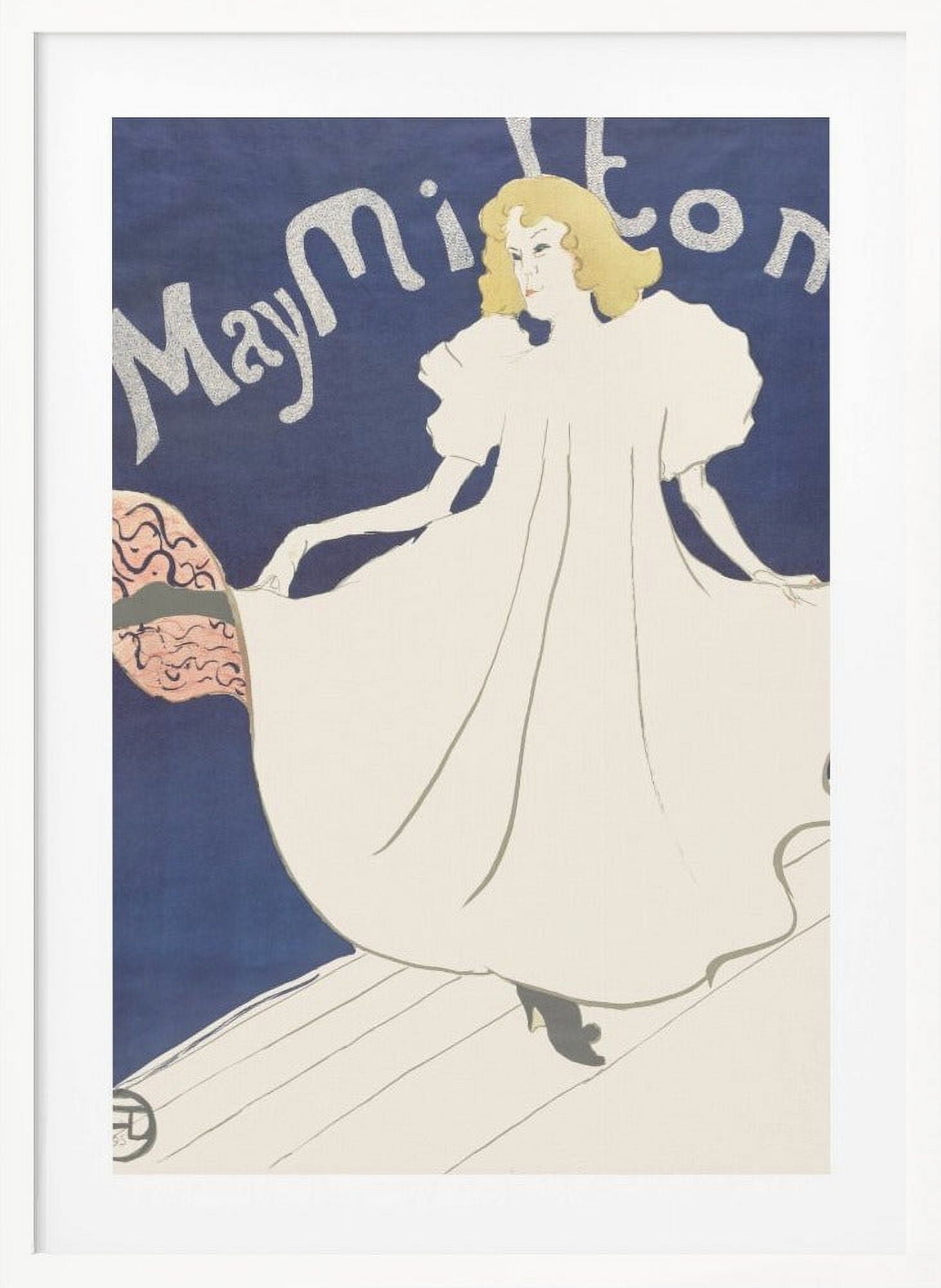 May Milton Poster(1895) Framed Art Modern Wall Decor - Walmart.com