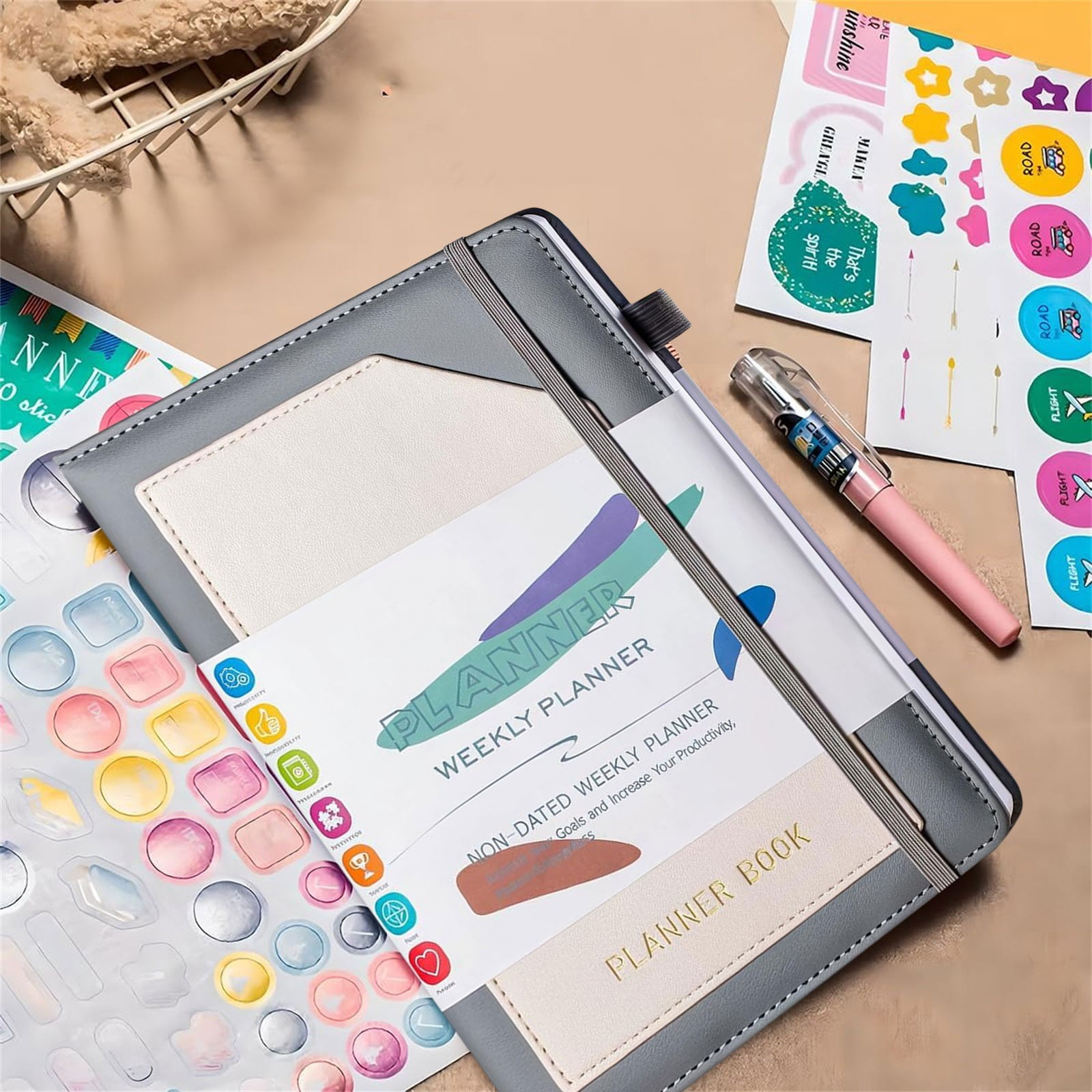 "May Planning Notebook With 6 Plan Stickers: Organize Your Month In ...