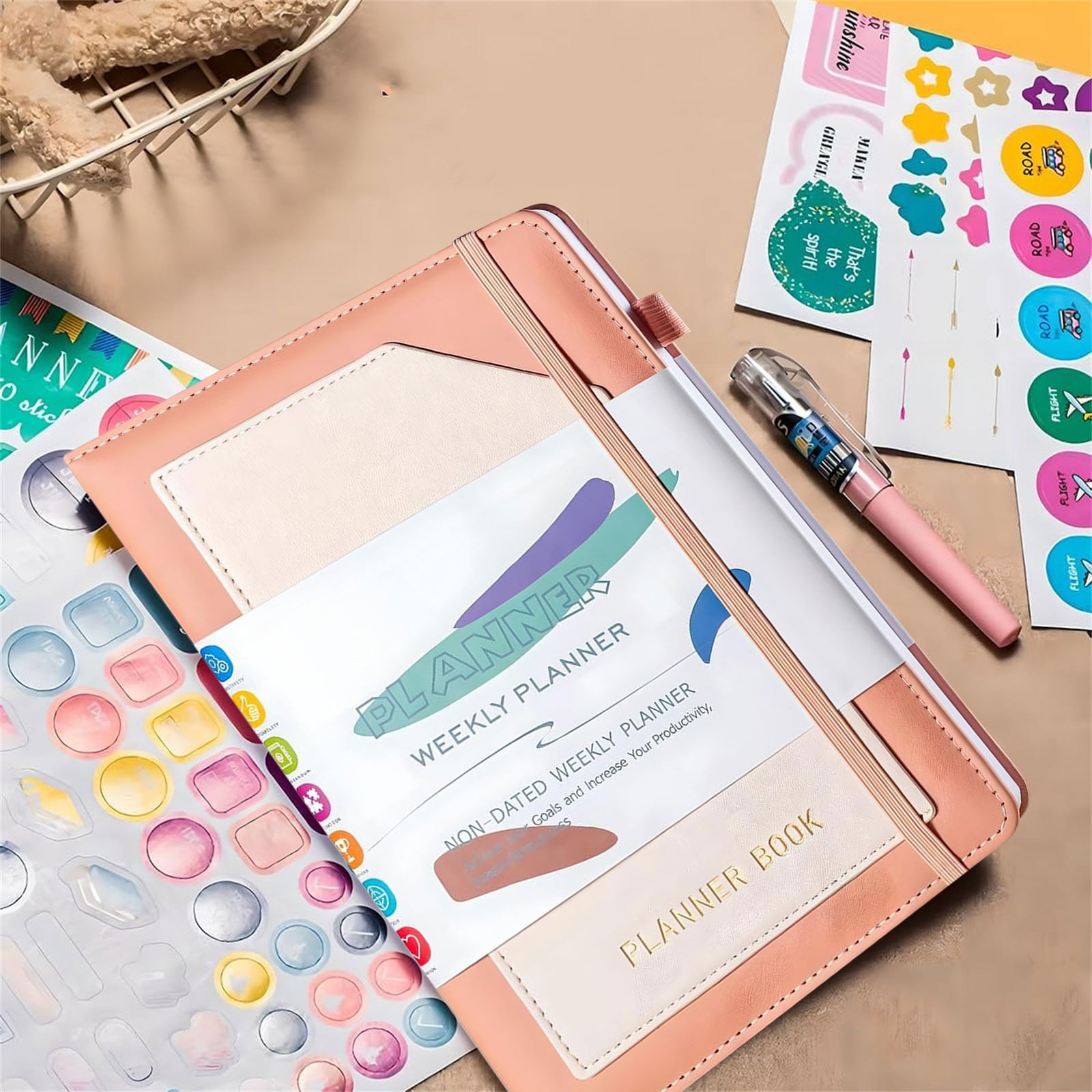 "May Planning Notebook With 6 Plan Stickers: Organize Your Month In ...