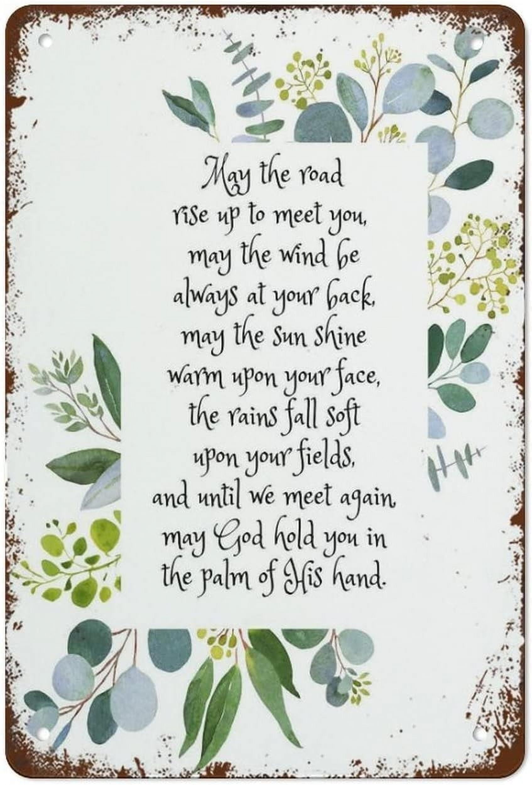 May The Road Rise Up to Meet You Irish Blessing Print Irish Prayer ...