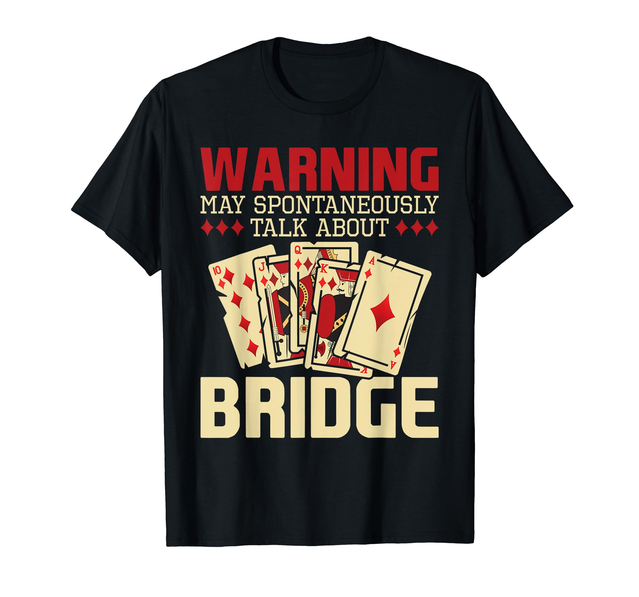 May Talk About Bridge - Bidding Deck Card Game Bridge Player T-Shirt ...