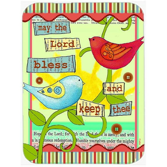 May The Lord Bless You And Keep You Inspirational Glass Cutting Board- Large - Walmart.com