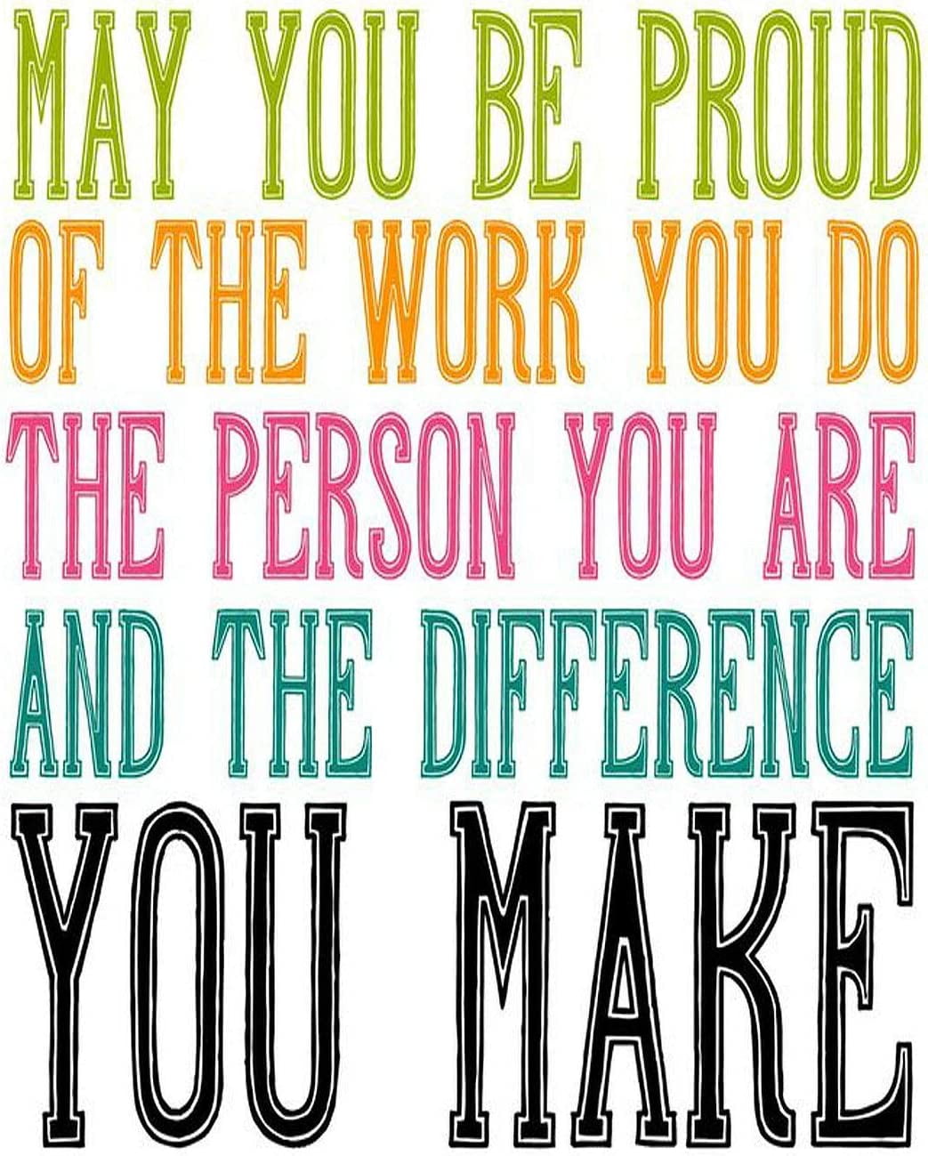 May You Be Proud of The Work You Do Tin Metal Aluminum Wall Sign Plate ...