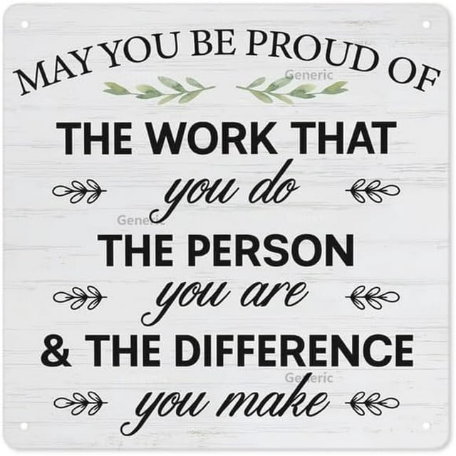 May You Be Proud of the Work Sign Decor Office Rustic Employee Signs ...