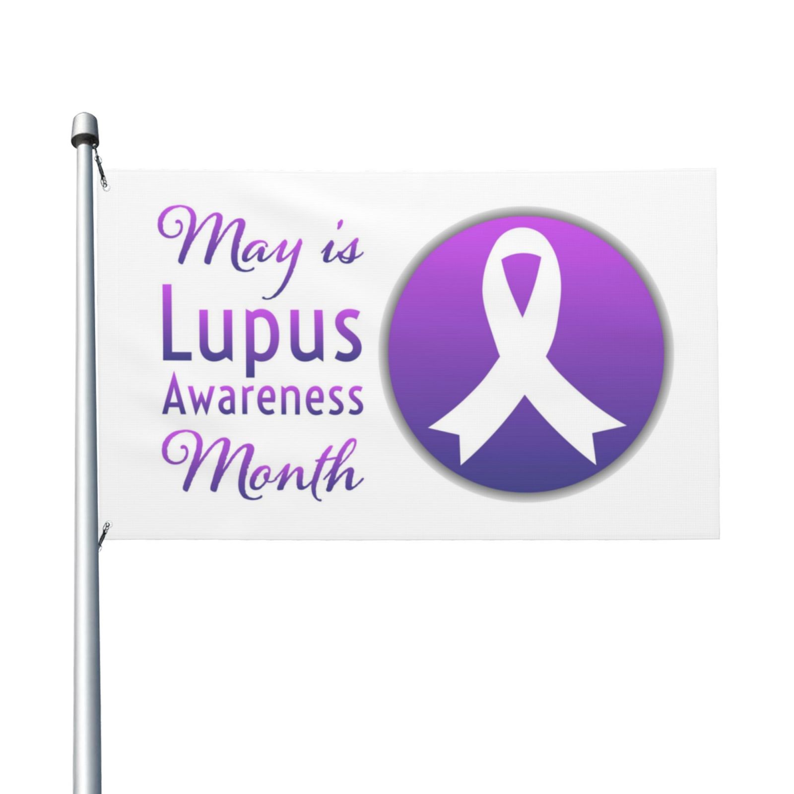 May is Lupus awareness Month Flag 3x5 Ft Double-Sided Flag Outdoor Sign ...