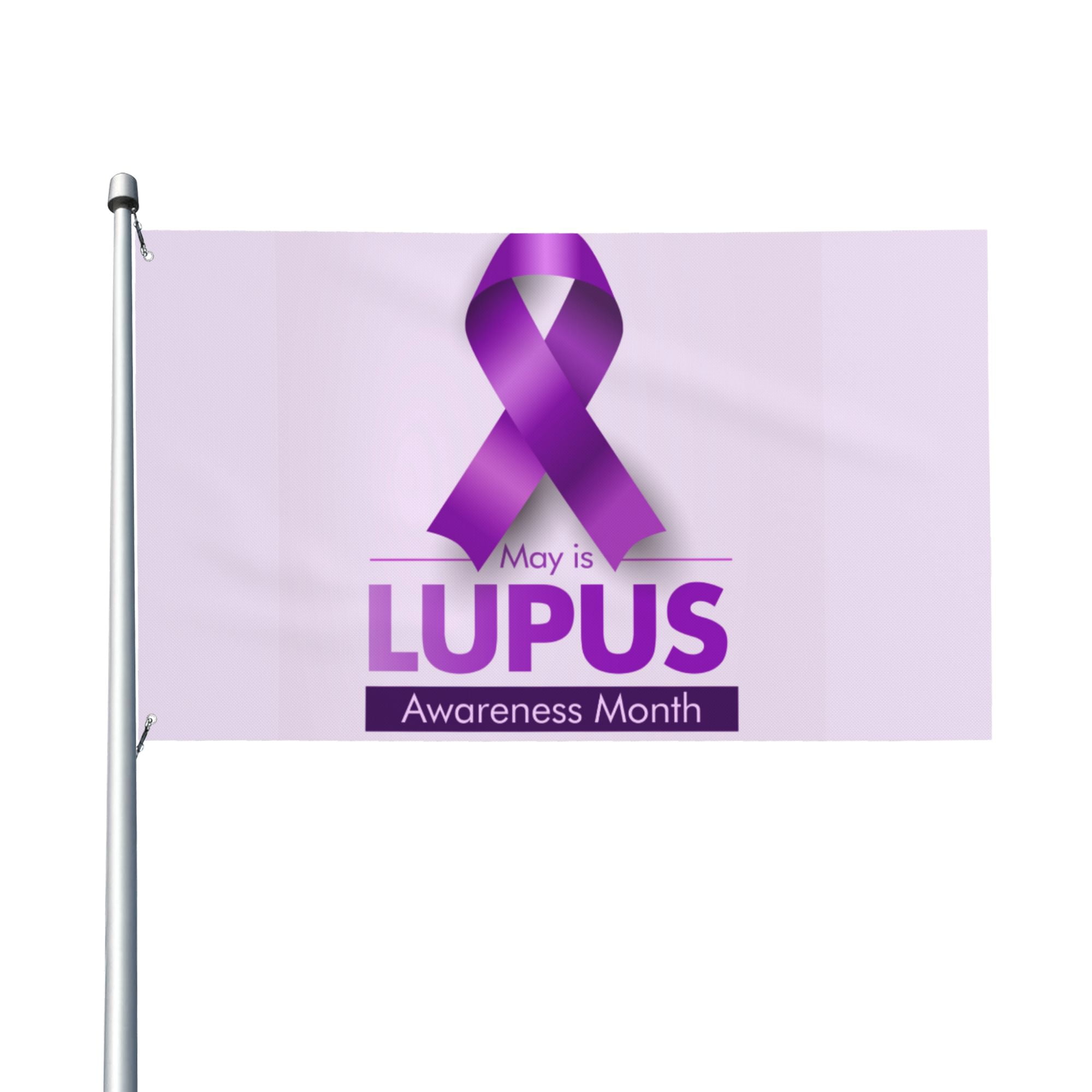 May is Lupus awareness Month Flag 3x5FT For Outdoor With Metal Eyelets ...