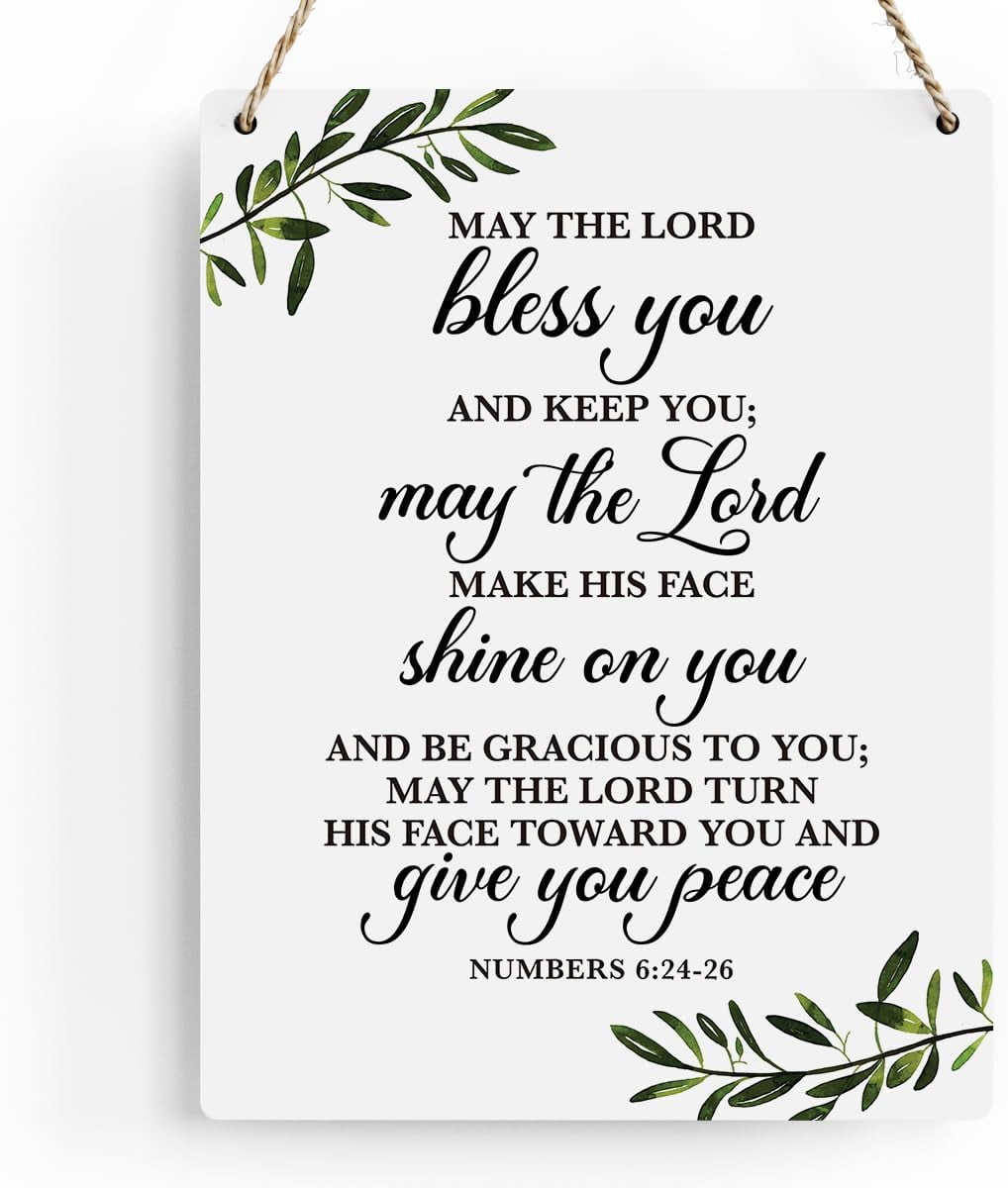 May the Lord Bless You Numbers 6:24-26 Christian Gifts Bible Verse ...