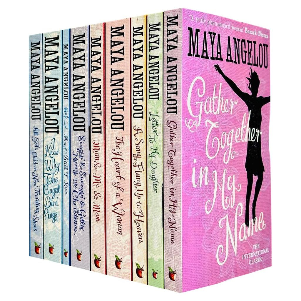 Maya Angelou 9 Books Collection Set (And Still I Rise, Mom and Me and ...