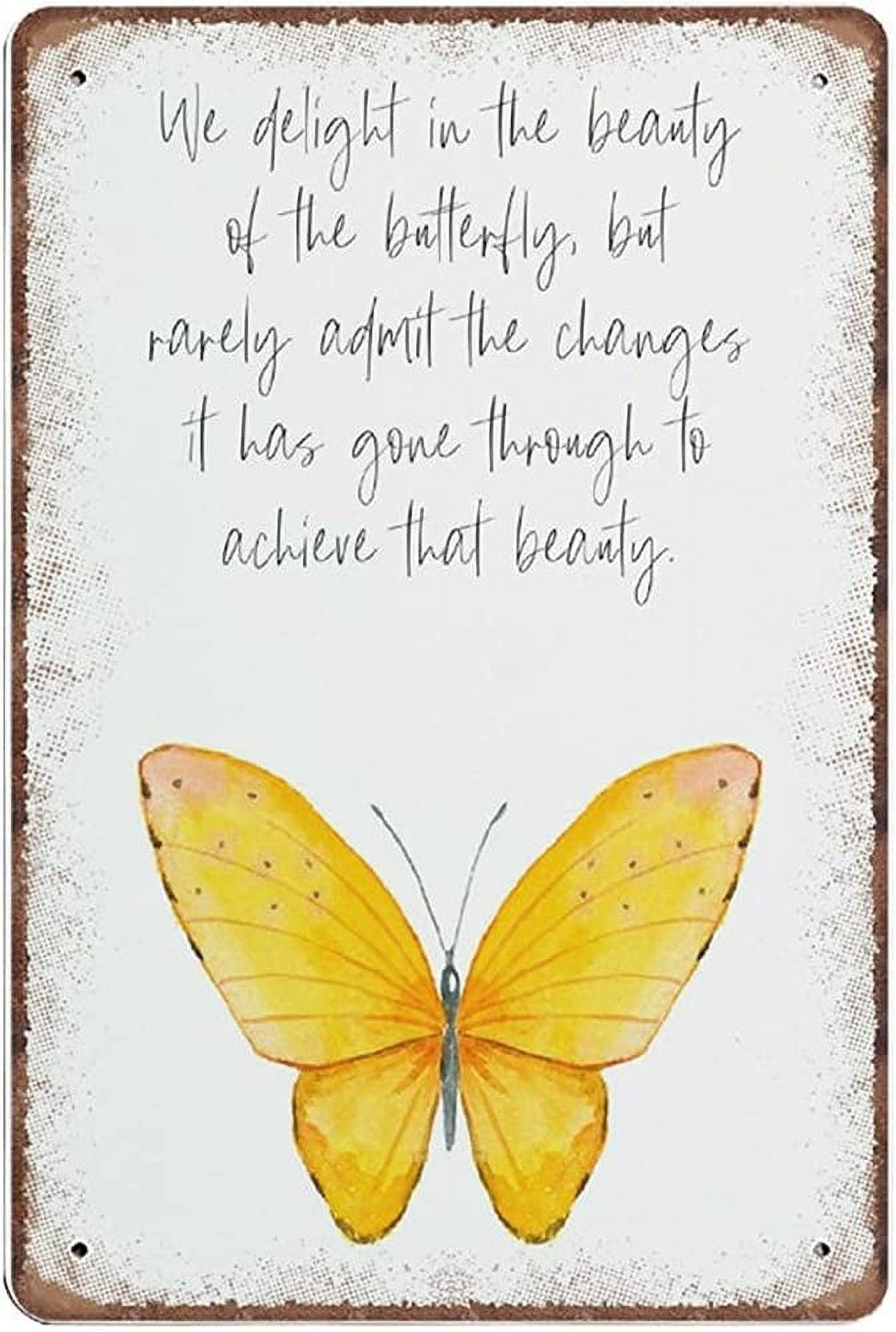 Maya Angelou Quote We Delight in The Beauty of The Butterfly But Rarely ...