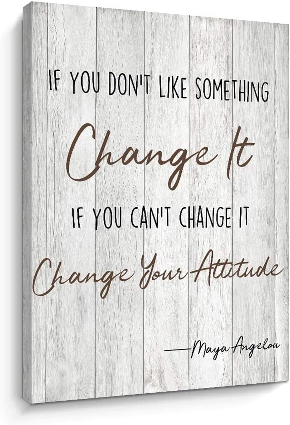 Maya Angelou Quotes Wall Art Motivational Canvas Print Home Office Wall ...