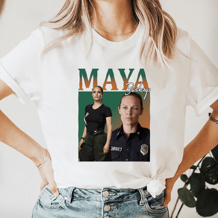 Maya Bishop Character Tribute Fan Art Black Graphic TV Show Inspired ...