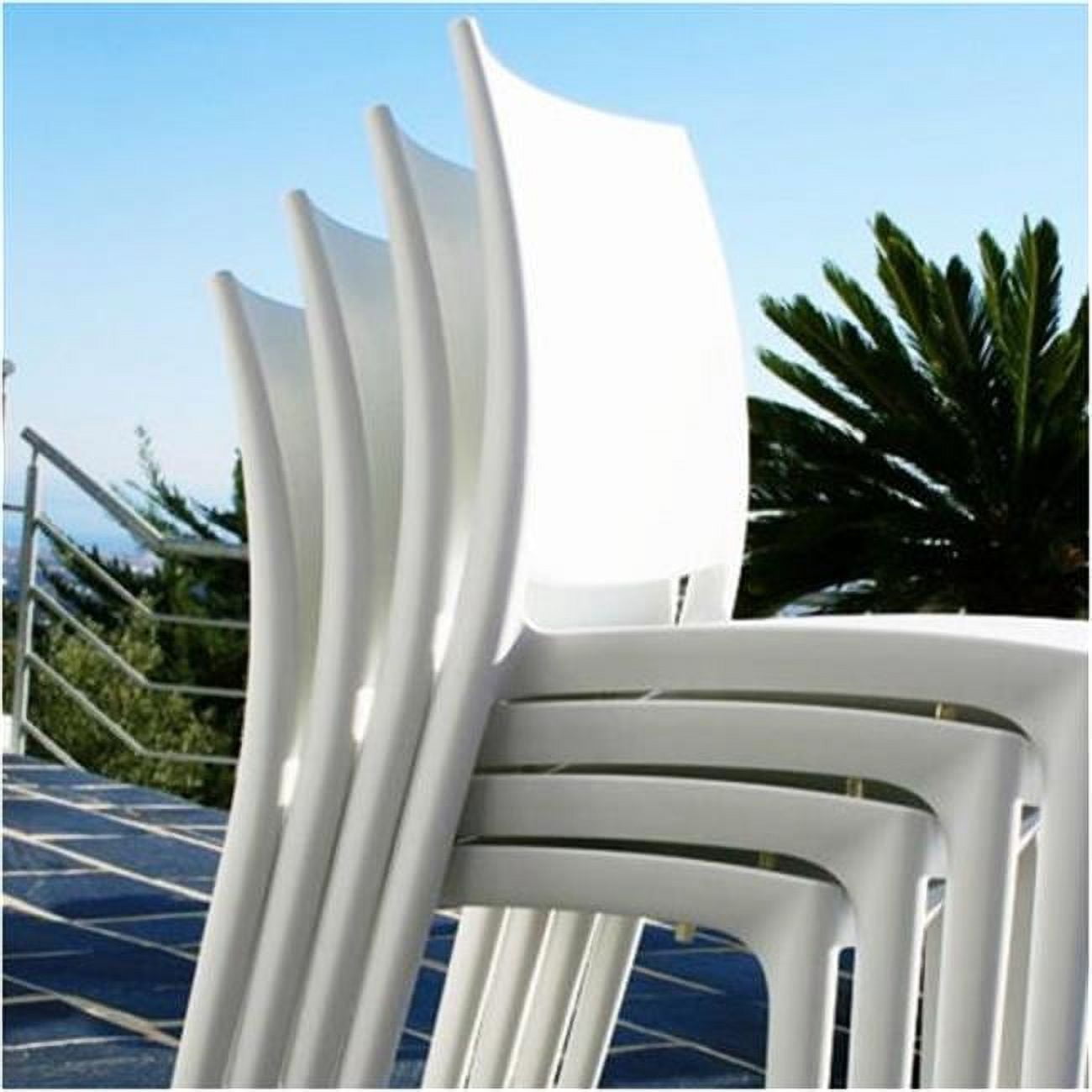 Maya Chair - White- Set of 2 - Walmart.com