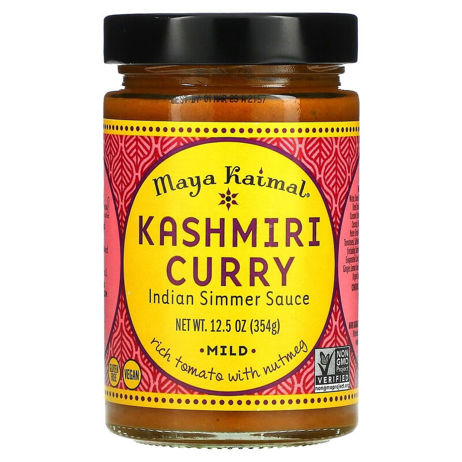 Maya Kaimal, Kashmiri Curry, Indian Simmer Sauce, Mild, 12.5 oz ...