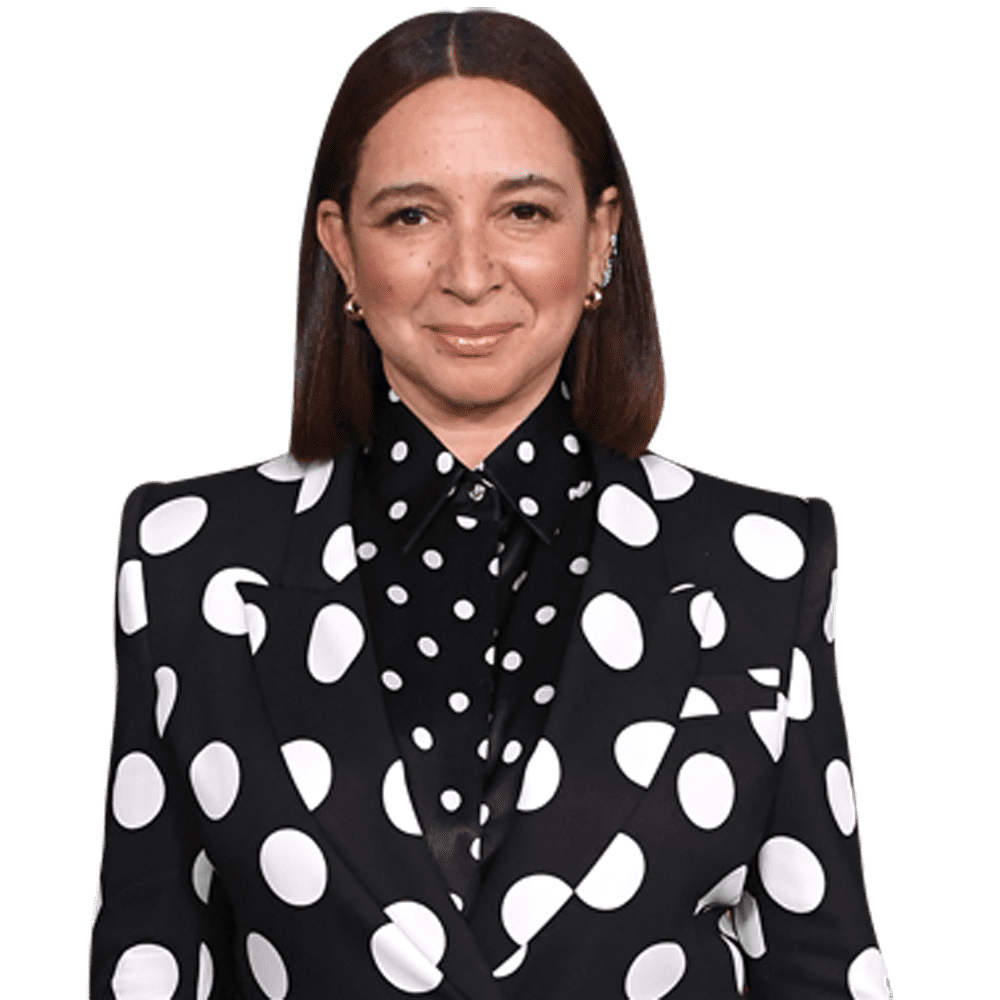 Maya Rudolph Bw Outfit Half Body Buddy Cutout