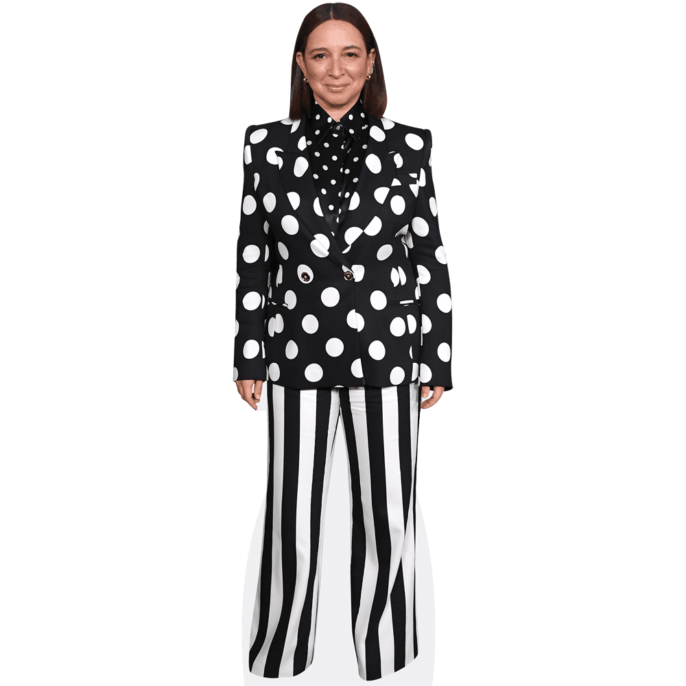 Maya Rudolph (BW Outfit) Lifesize Cardboard Cutout Standee - Walmart.com