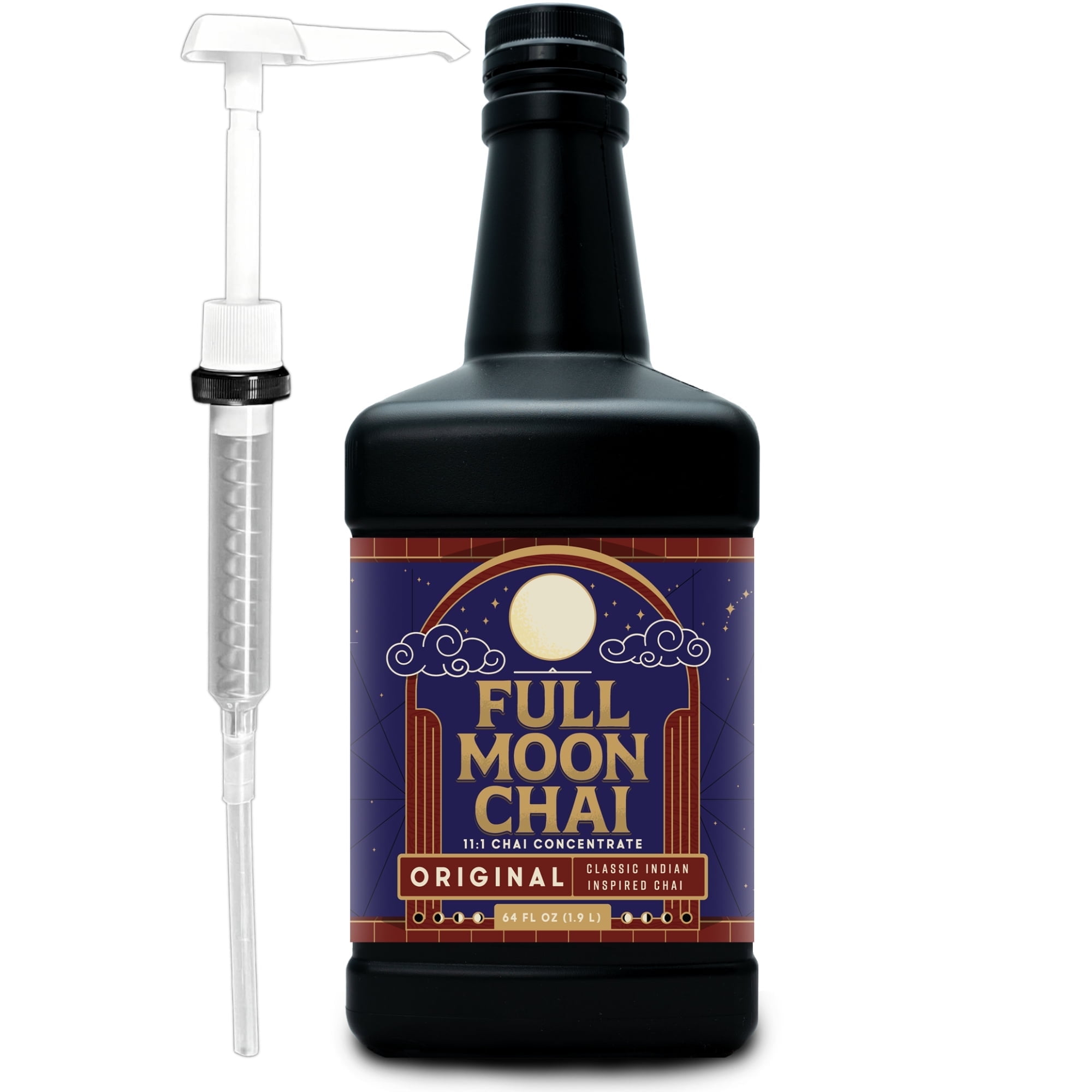 Maya Tea Full Moon Chai Tea, Black Tea, Concentrate, 64 Ounce with ...