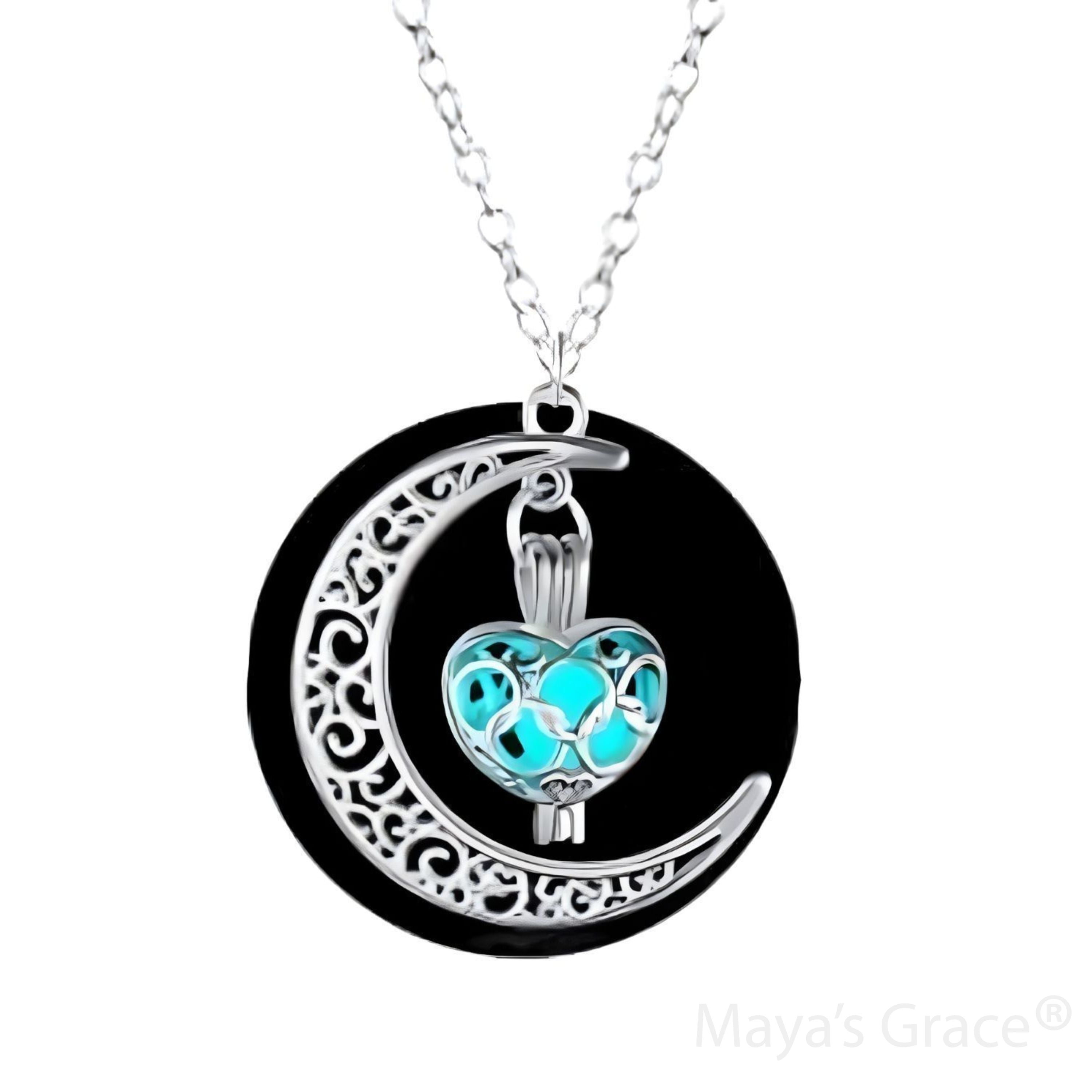 Maya's Grace Crescent Sailor Half Moon Glow in The Dark Dangling ...