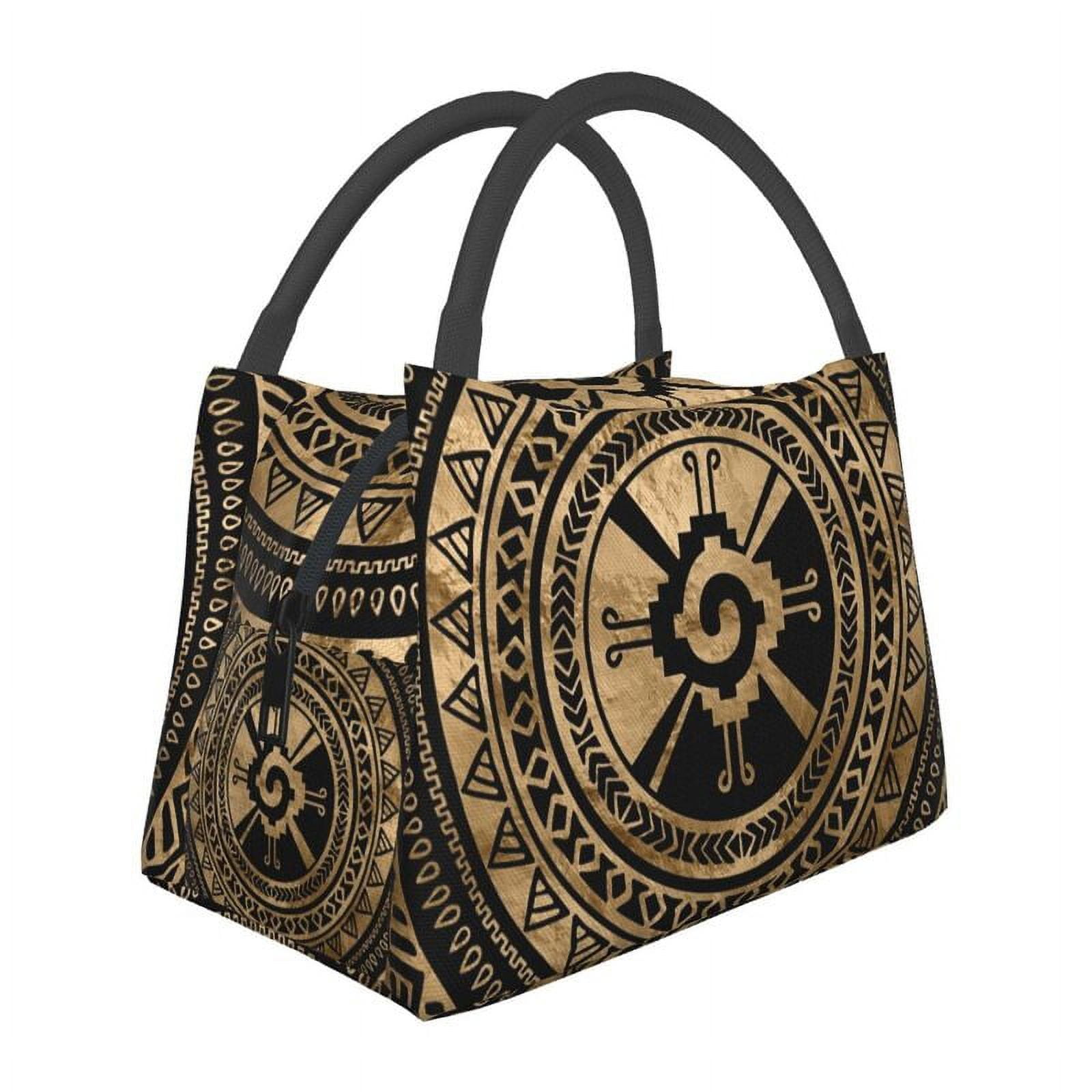 Mayan Aztec Hunab Ku Symbol Portable Lunch Boxes for Women ...