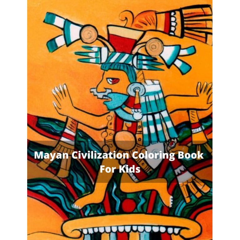mayan coloring sheet