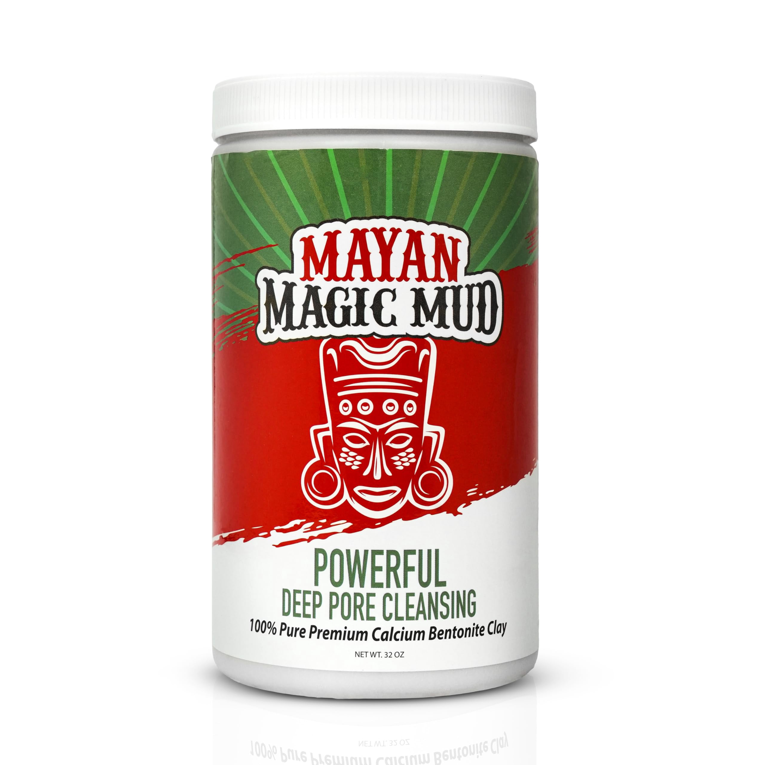 Mayan Magic Mud Powerful Deep Pore Cleansing Calcium Bentonite Clay - 2 ...
