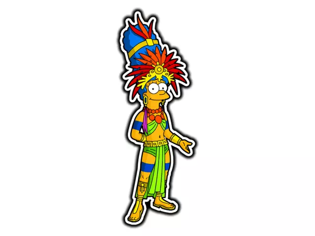 Mayan Marge Waterproof Sticker Phone Decal Water Bottle Stickers Car ...