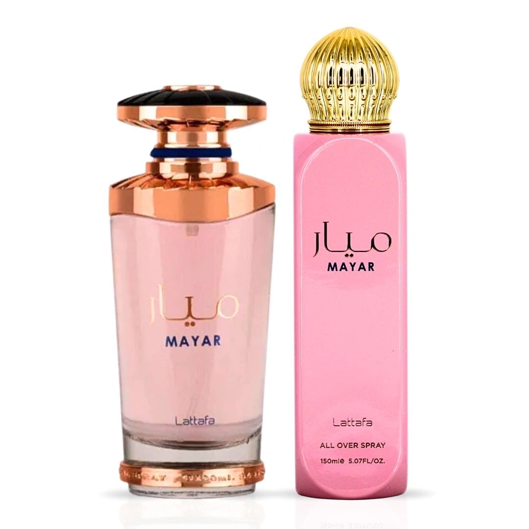 Mayar Eau de Parfum Spray 100ml (3.4 oz) & All Over Spray 150ml (5.07 ...