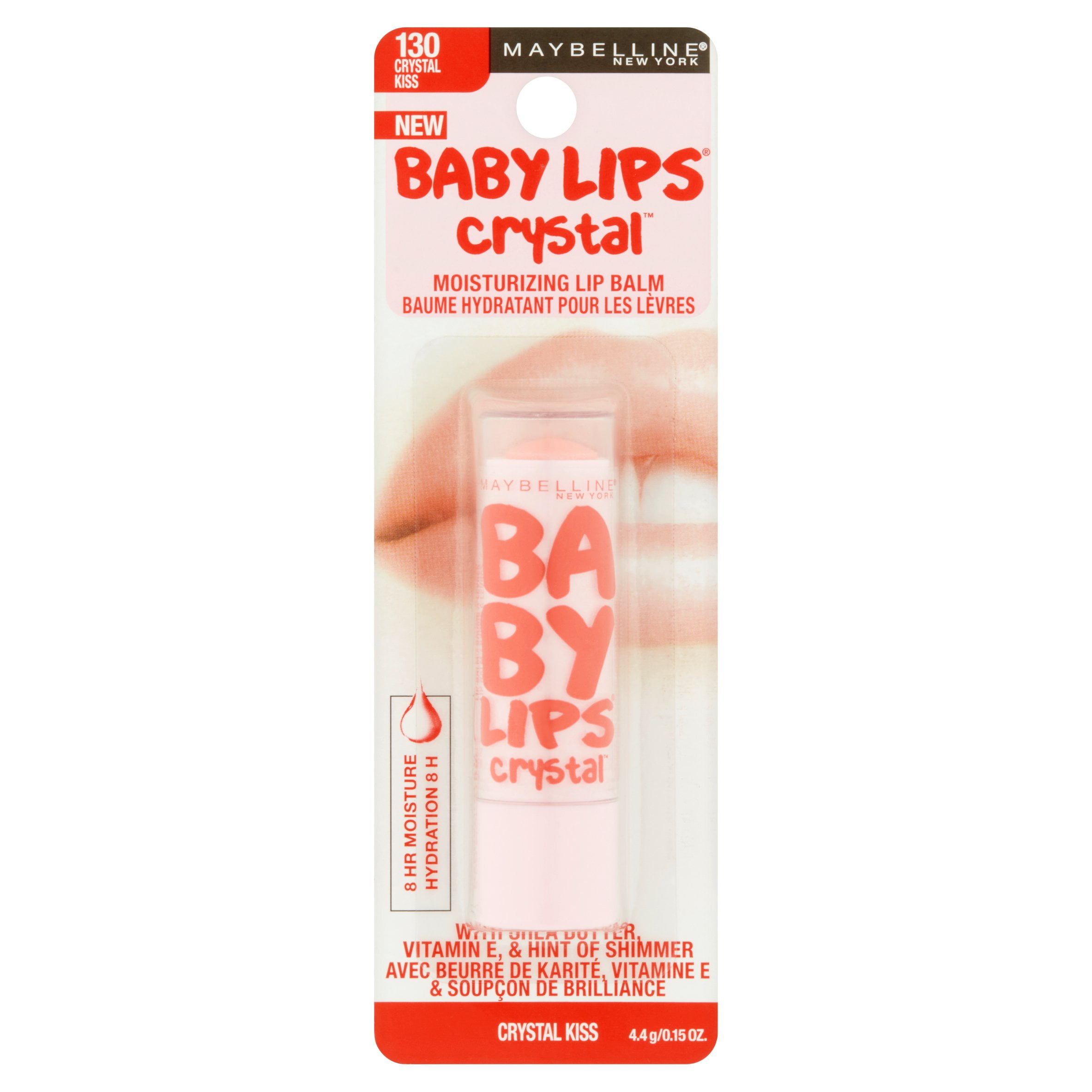 Maybelline Baby Lips Crystal Moisturizing Lip Balm, Crystal Kiss, 8hr ...