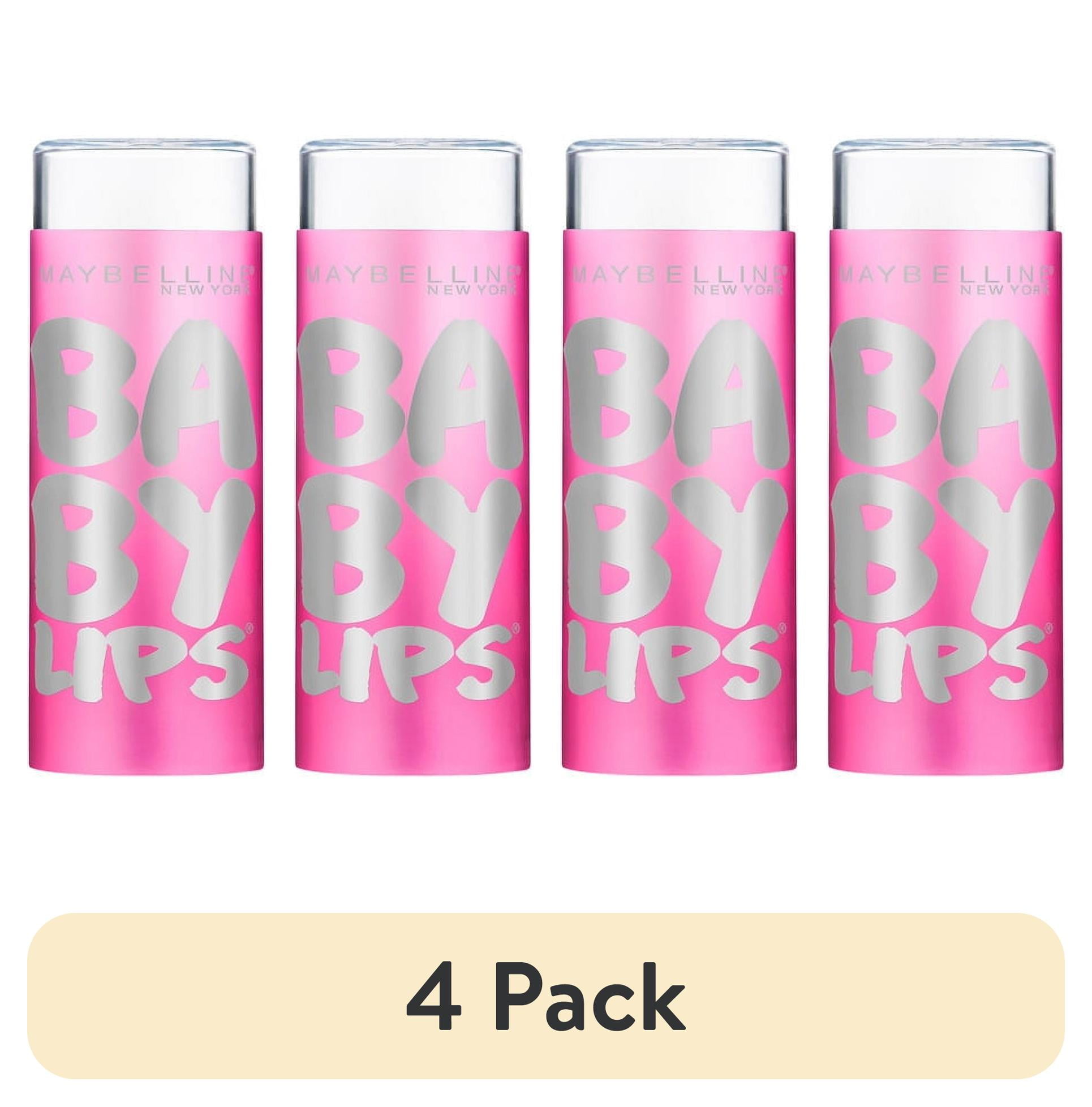 (4 pack) Maybelline Baby Lips Glow Hydrating Lip Balm, My Pink ...