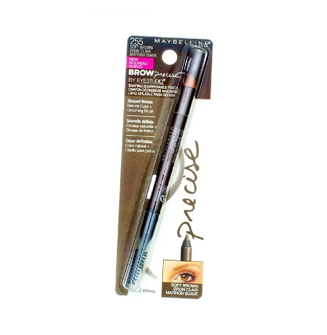Maybelline Brow Precise Shaping Pencil, 255 Soft Brown - Walmart.com