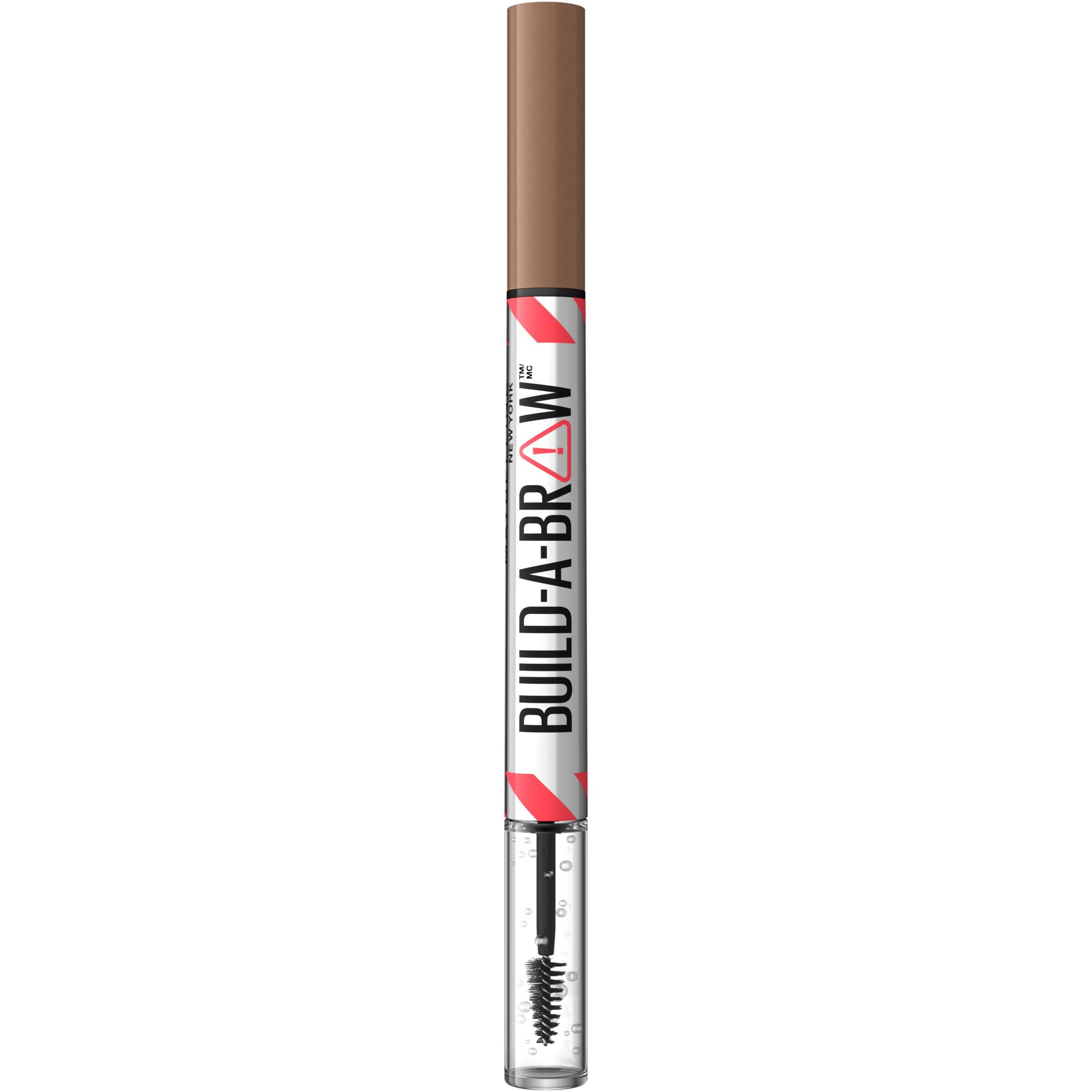 Maybelline Build-a-Brow 2-in-1 Eyebrow Pen & Sealing Gel, 0.048 oz ...