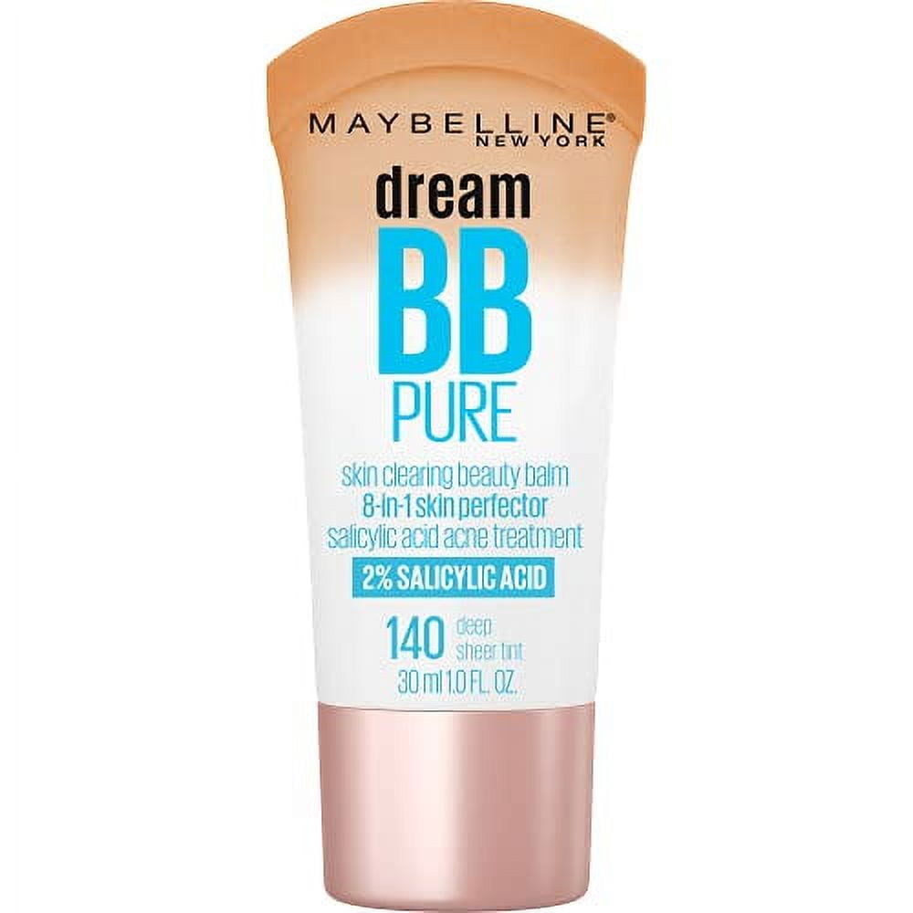 Maybelline Dream Pure Skin Clearing BB Cream, 8-in-1 Skin Perfecting ...