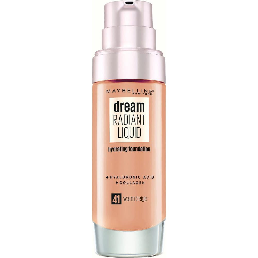 Maybelline Dream Radiant lift Liquid Foundation 41 Warm Beige - Walmart.com