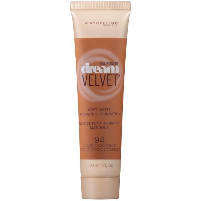 Maybelline Dream Velvet Soft-Matte Hydrating Gel Foundation, Medium to ...