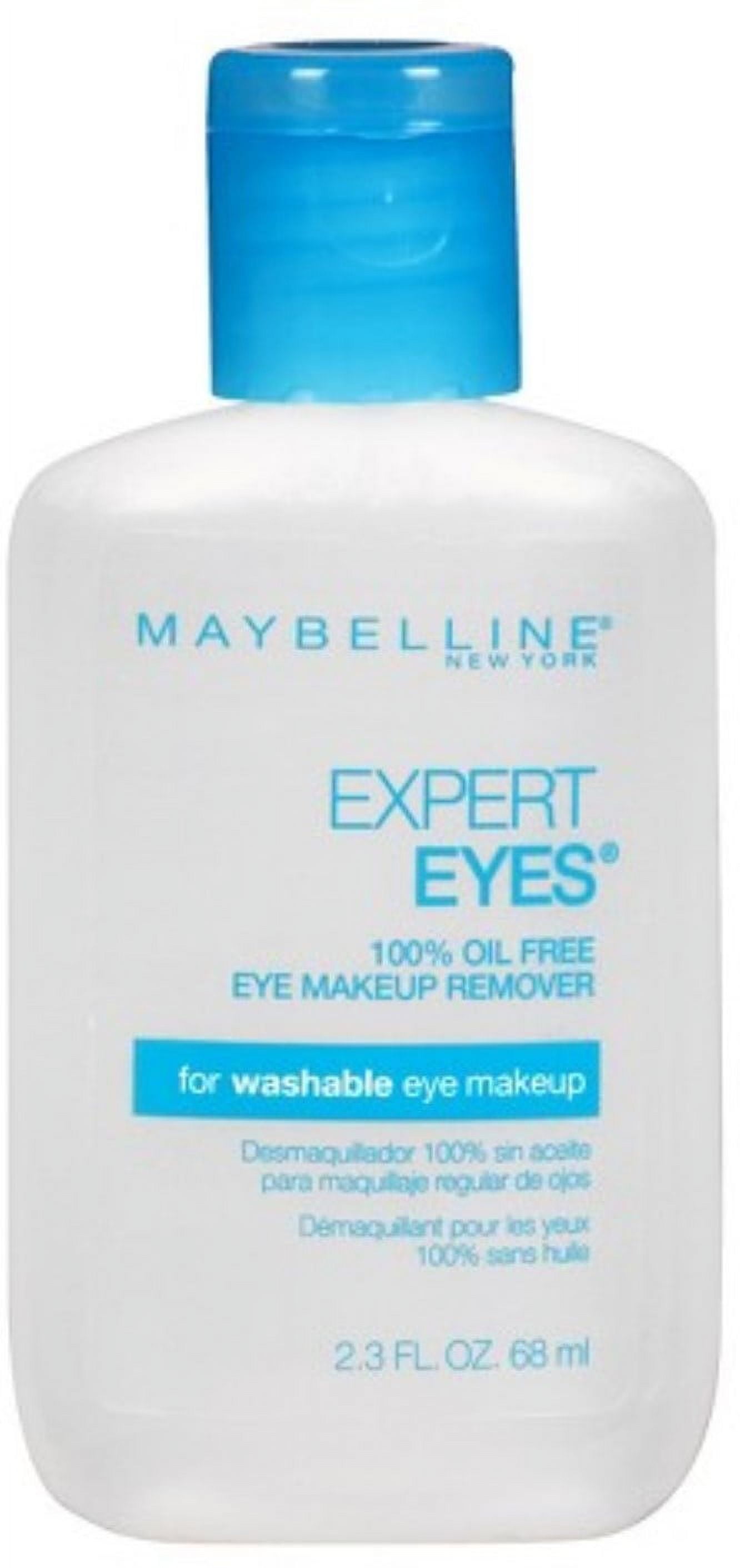(3 pack) Maybelline Expert Eyes Oil Free Eye Makeup Remover, 2.3 fl oz ...