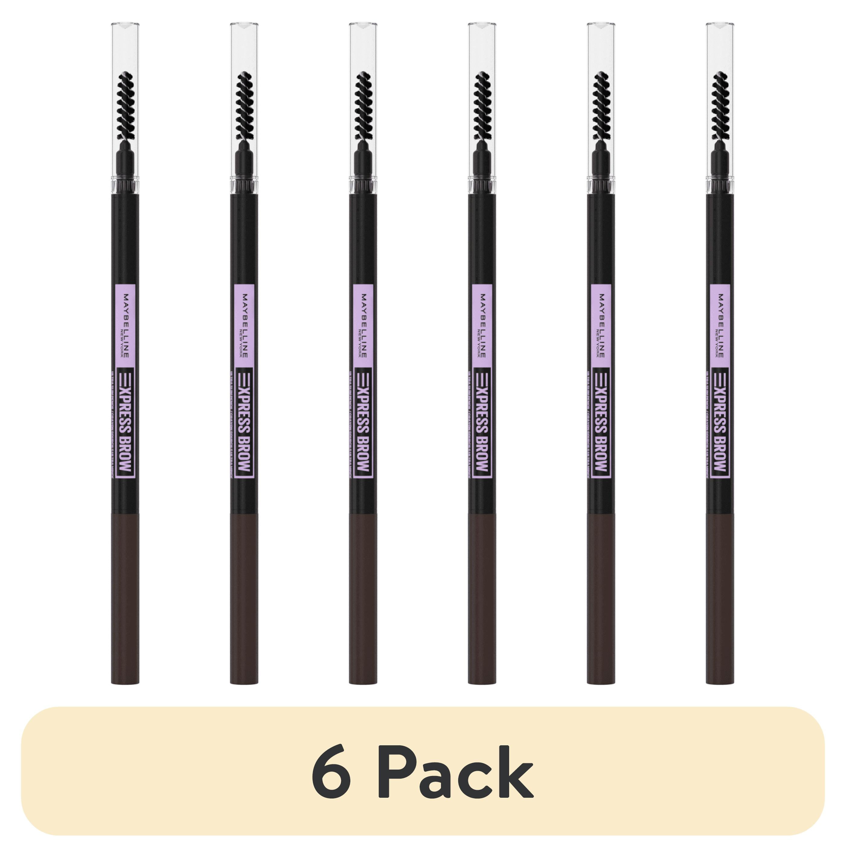 (6 pack) Maybelline Express Brow Ultra Slim Pencil Eyebrow Makeup ...