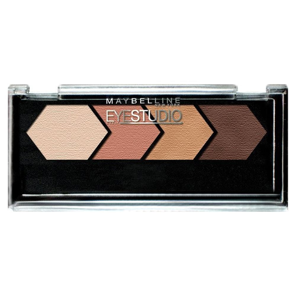 Maybelline EyeStudio Color Plush Silk Eye Shadow Quad Palette, Copper ...