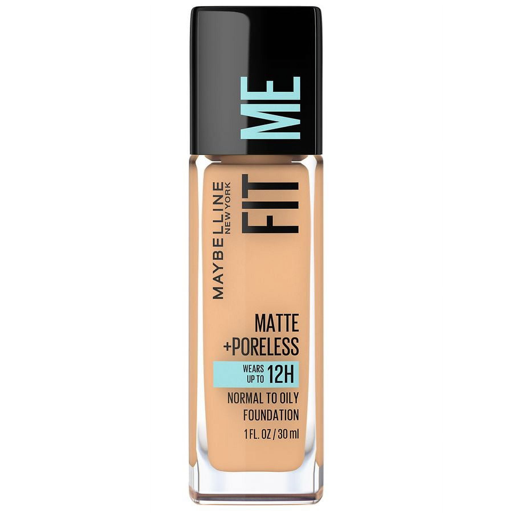 Maybelline Fit Me Matte + Poreless Liquid Foundation Makeup, 230 Natural Buff 1.0 fl oz Pack of ...